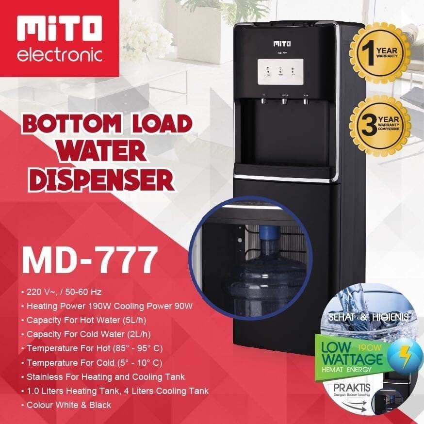 Jual Mito MD-777 Water Dispenser Galon Bawah MD777 | Shopee Indonesia