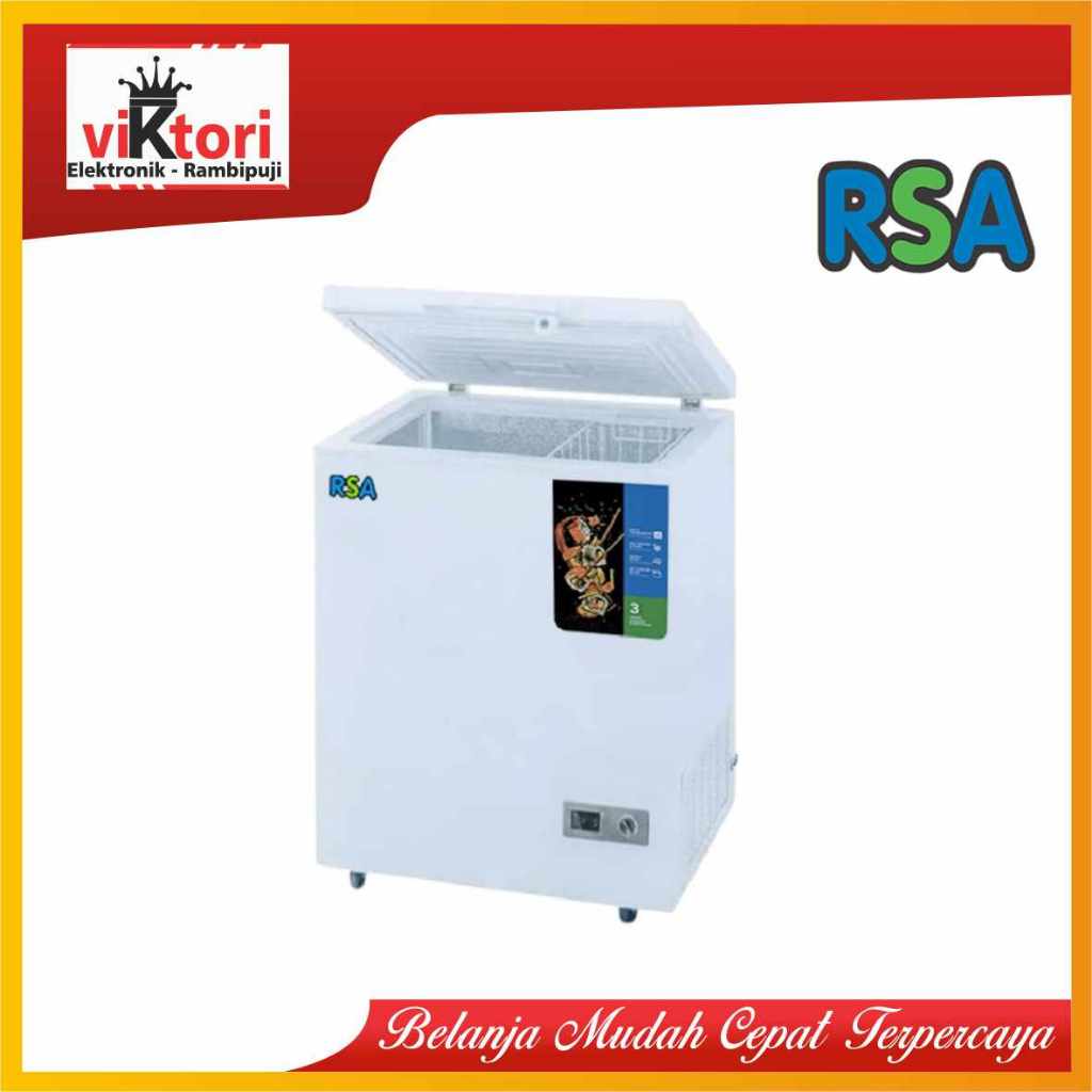 Jual Chest Freezer RSA CF-110 / CF110 Freezer Box 100 liter | Shopee ...