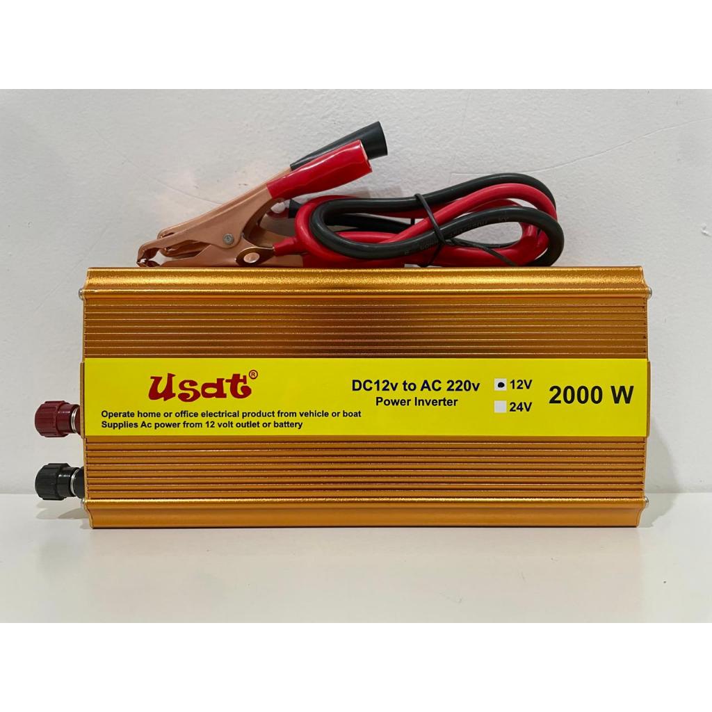 Jual Power Inverter 2000 Watt 12 Volt / Inverter 2.000W DC 12V to AC 220V | Shopee Indonesia