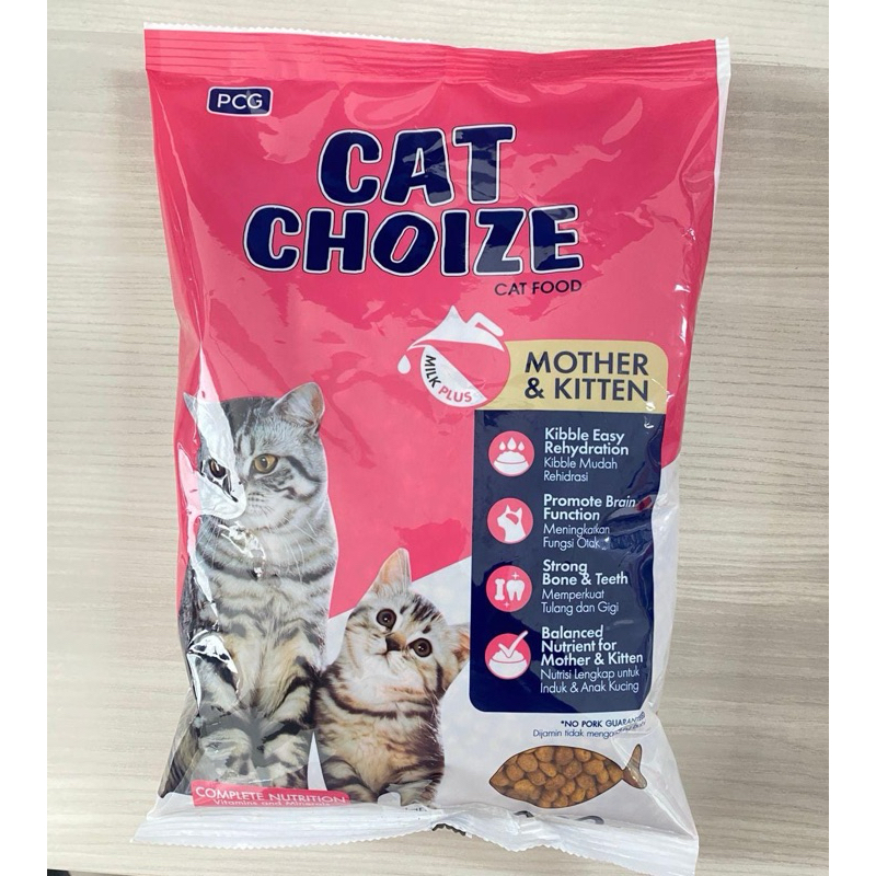 Jual CAT CHOIZE Mother Kitten Makanan Untuk Ibu dan anak Kucing ...