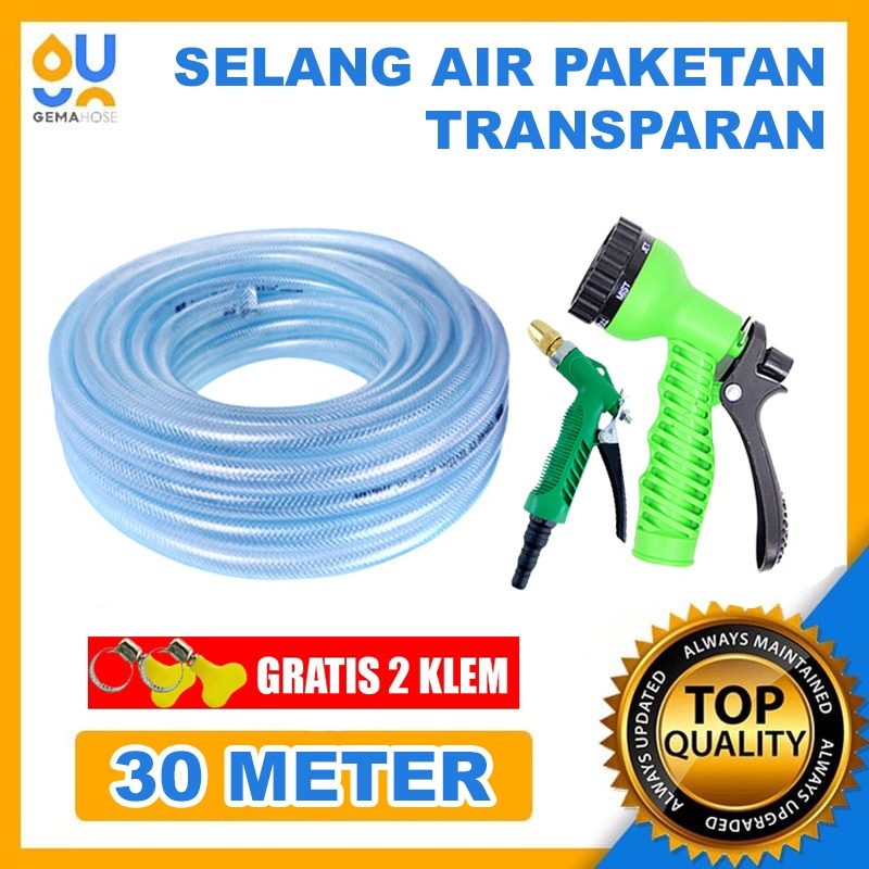 Jual GEMA Paket Selang Air Cuci Motor 30 Meter Dengan Semprotan Air ...