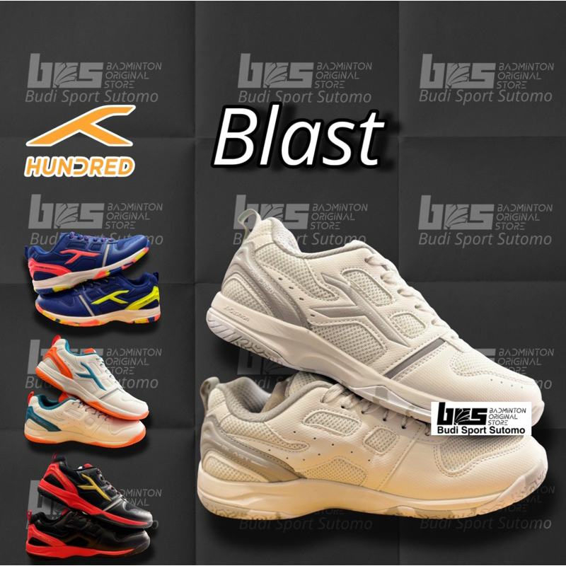 Jual sepatu badminton bulutangkis hundred terbaru BLAST ORIGINAL READY ...