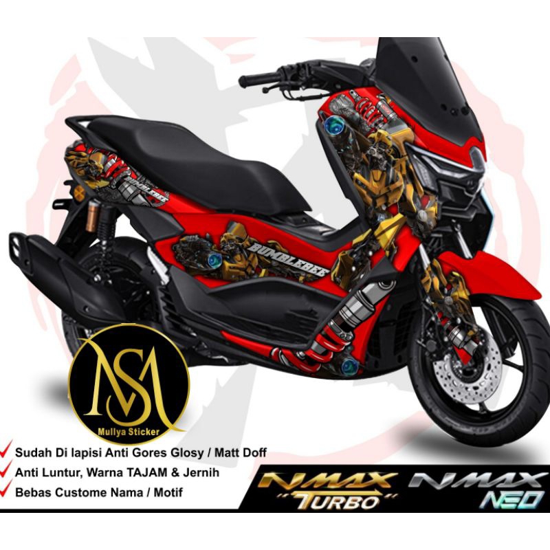 Jual Stiker Decal Nmax New TURBO Terbaru 2024 Full Body | Shopee Indonesia