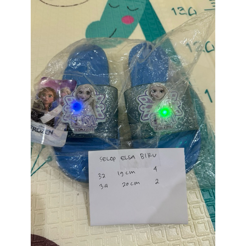 Jual SELOP ELSA BIRU Sendal Anak Disney Frozen | Shopee Indonesia