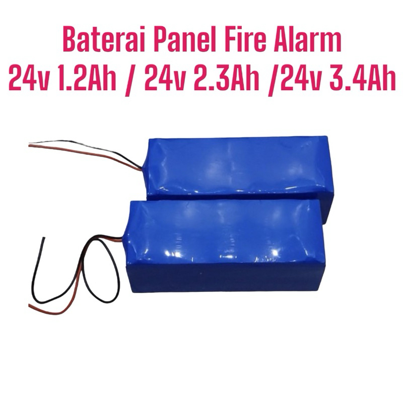 Jual Baterai Panel Fire Alarm / MCFA 24V 1.2Ah 2.3Ah 3.4Ah / Battery ...