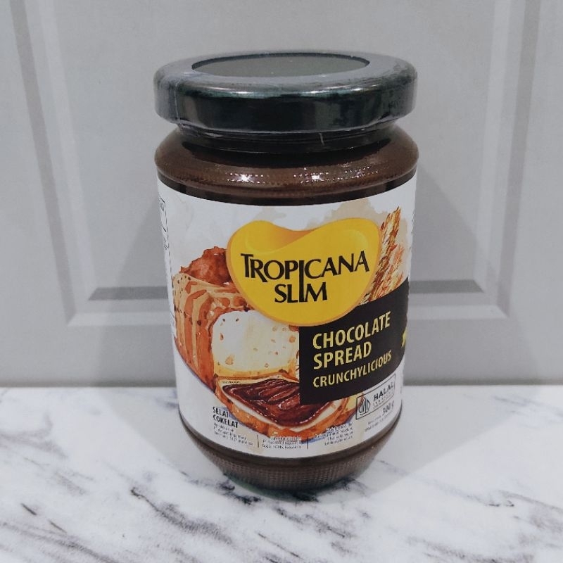 Jual TROPICANA SLIM CHOCOLATE SPREAD CRUNCHYLICIOUS 300G | Shopee Indonesia