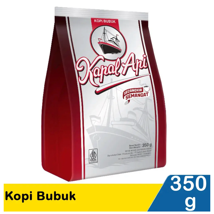 Jual Kapal Api Kopi Bubuk 350 Gram | Shopee Indonesia