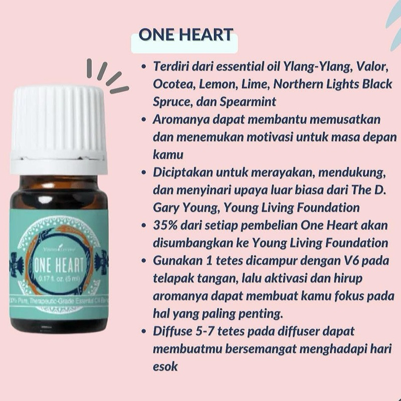Jual One Heart Essential Oil YL 5ml | Shopee Indonesia