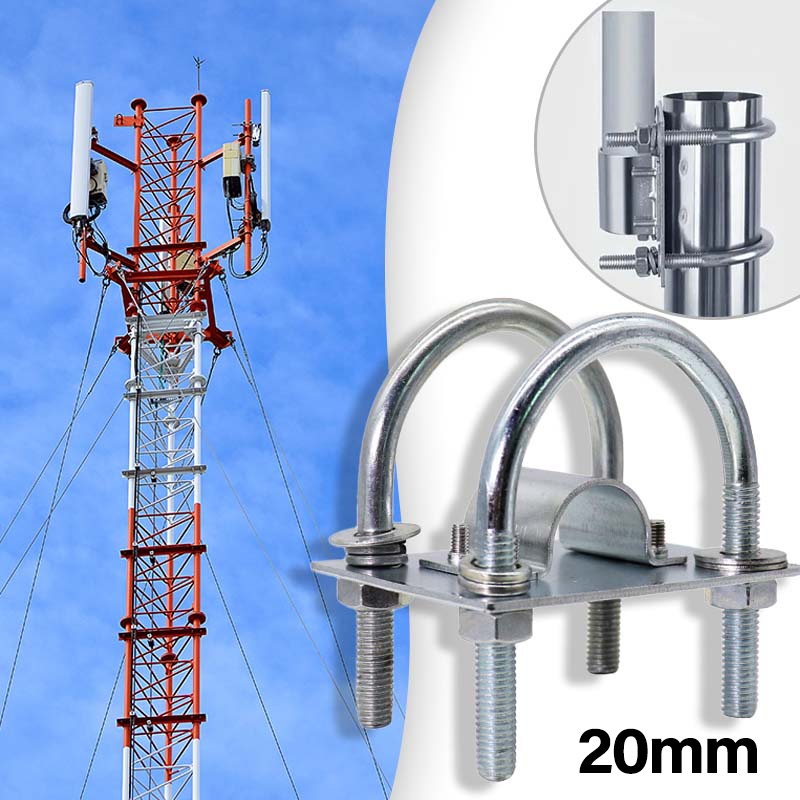 Jual 20mm Bracket Antena Klem Pipa Klem Tiang Klem Tiang Antena Bracket ...