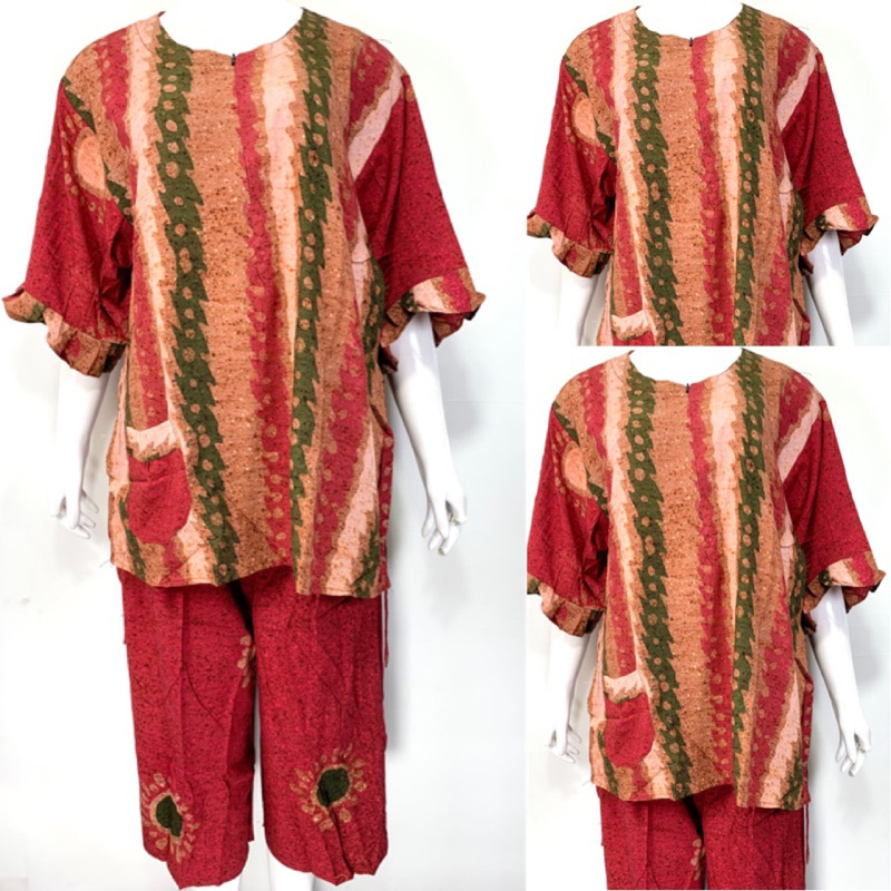 Jual Sikobajutidur - LD 120 Cp Jumbo Resleting Stelan Panjang Batik ...