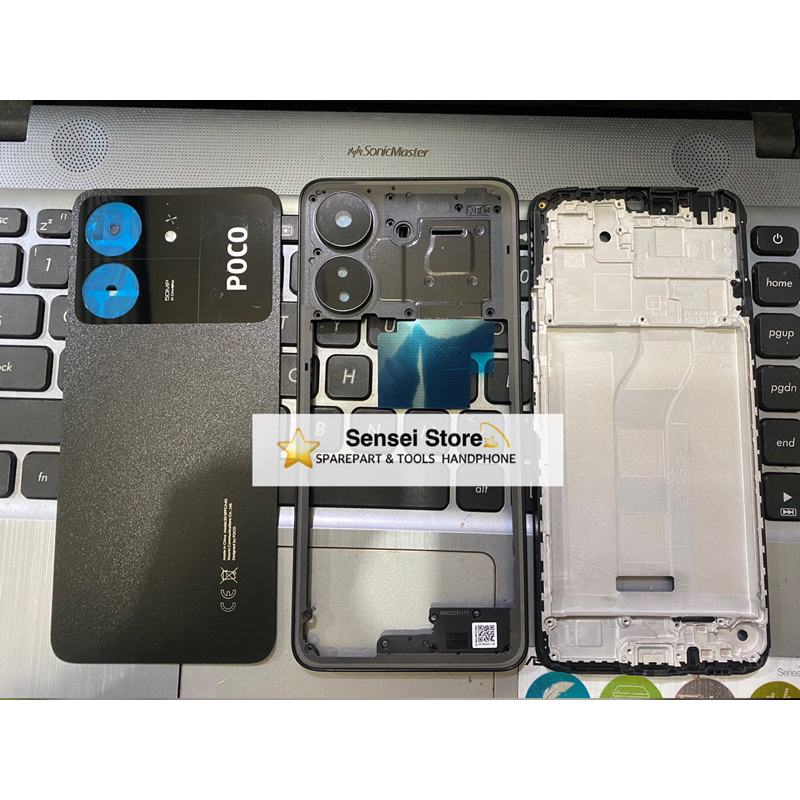 Jual HOUSING CASING KESING FULL SET POCO C65 FRAME + BEZEL + BACKDOOR LENGKAP 3 BAGIAN | Shopee ...