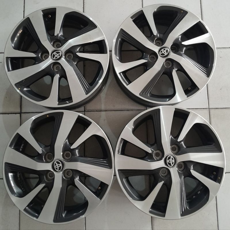 Jual VELG MOBIL BEKAS YARIS RING 16 PCD 4X100 BUAT VIOS CALYA SIGRA SIRION | Shopee Indonesia
