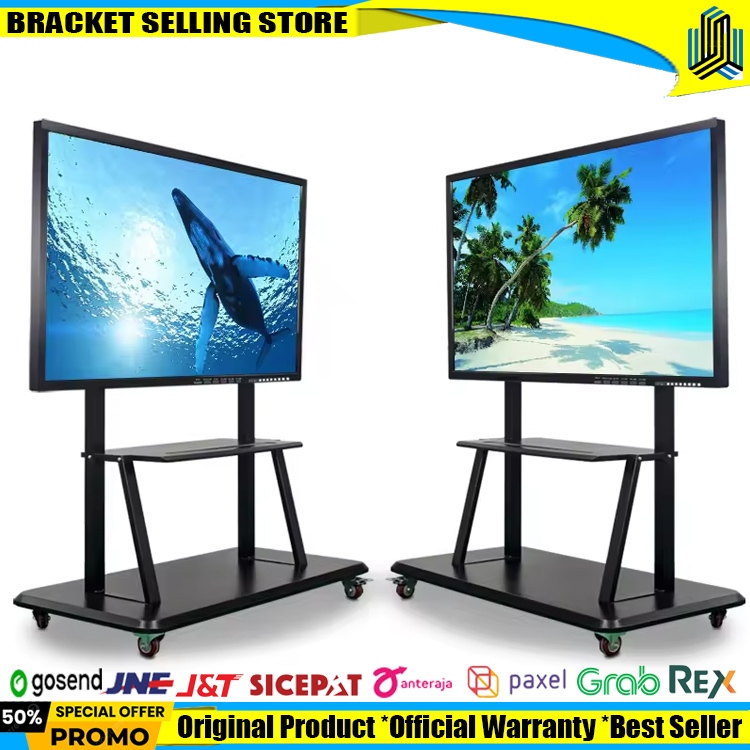 Jual Bracket TV stand/Bracket Stand TV/Bracket Standing TV LED Dorong ...