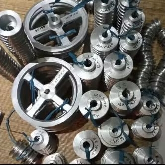Jual Puli / Puly / Pulley Aluminium A2 3" (Tiga Dim) As 10,12,13,14,15 ...
