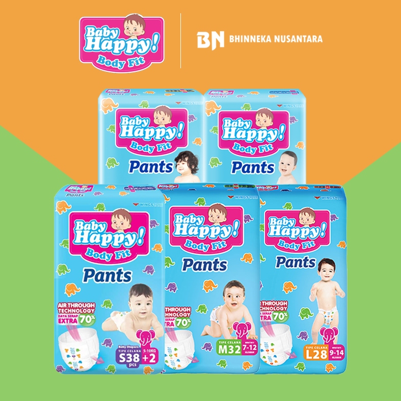 Jual Baby Happy Popok Celana - Popok Bayi | S / M / L / XL / XXL ...