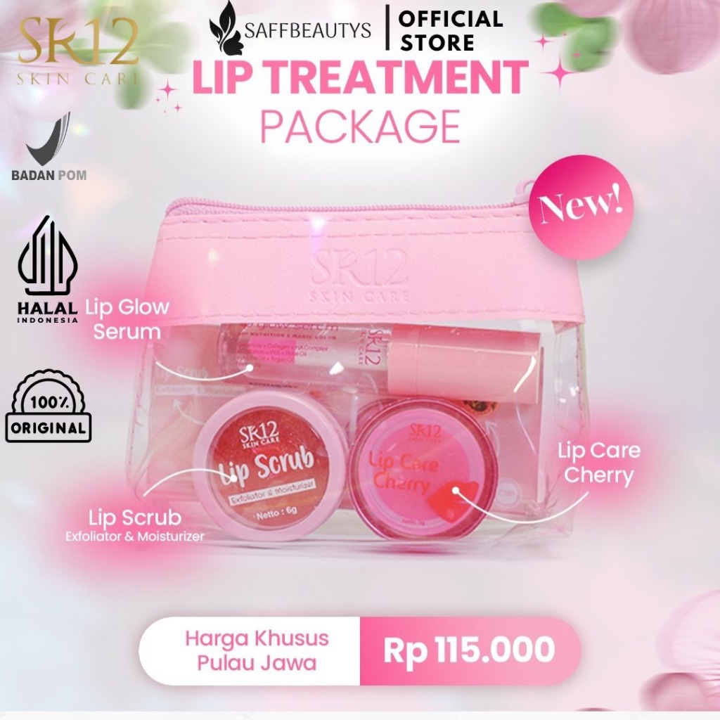 Jual SR12 Paket Lip treatment SR12 | Bibir Glowing | Bibir cerah merona | Shopee Indonesia