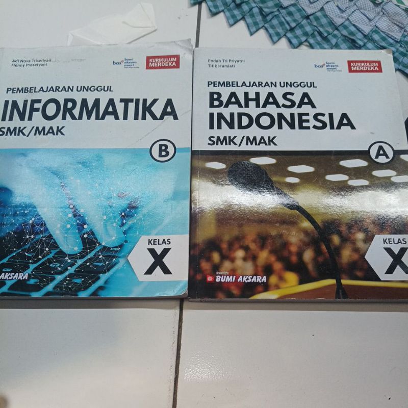Jual buku informatika ,IPA SMK bumi aksara kelas 10 kurikulum merdeka bekas original | Shopee ...