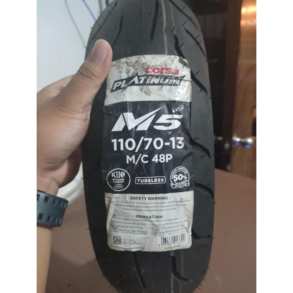 Jual ban NMAX corsa m5 110/70 13 Tubeles produksi 2024 | Shopee Indonesia
