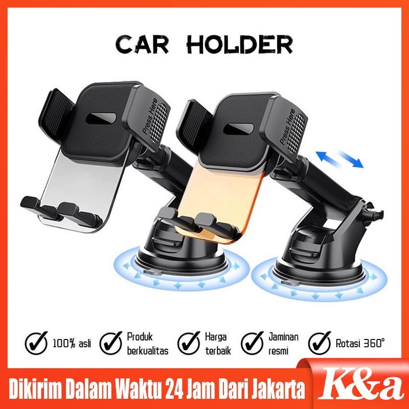 Jual Car Holder Air Vent Suction Car Mount Mobile Phone Holder Mobil ...