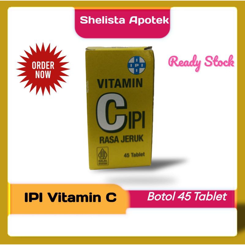 Jual IPI Vitamin C botol 45 tablet | Shopee Indonesia