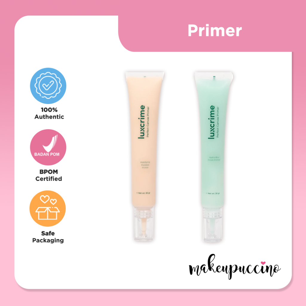 Jual Luxcrime Perfect Canvas Mattifying poreless / Hydro Blur Finish ...