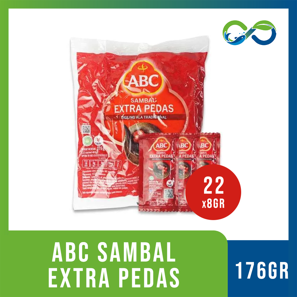 Jual [AquaEcoFarm] SAMBAL ABC EXTRA PEDAS 176G (22SACHET 8G) Bandung | Shopee Indonesia