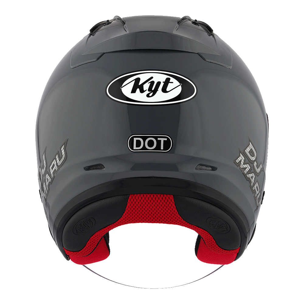 Jual HELM KYT DJ MARU SOLID - GORILLA GREY GLOSSY | Shopee Indonesia