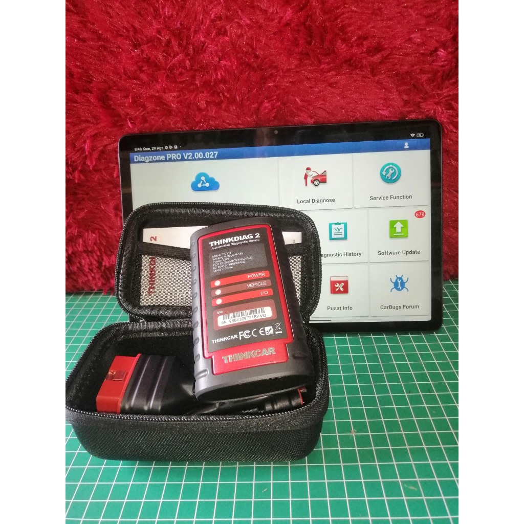 Jual Original Scanner Thinkdiag 2 Software Diagzone DZ Versi Full ...