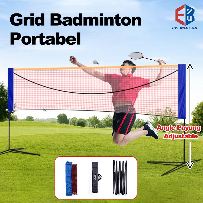 Jual Ebuy Portable Net Badminton/4.27 Meter Bulu Tangkis Net ...