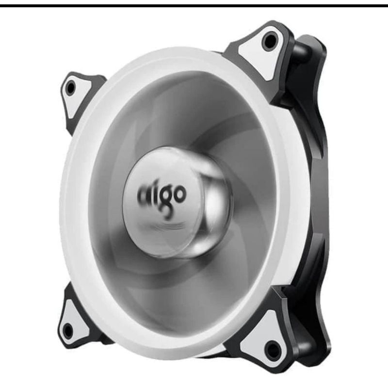 Jual Aigo Ring Fan 12CM - Fan Case Gaming White Aigo 120mm | Shopee ...
