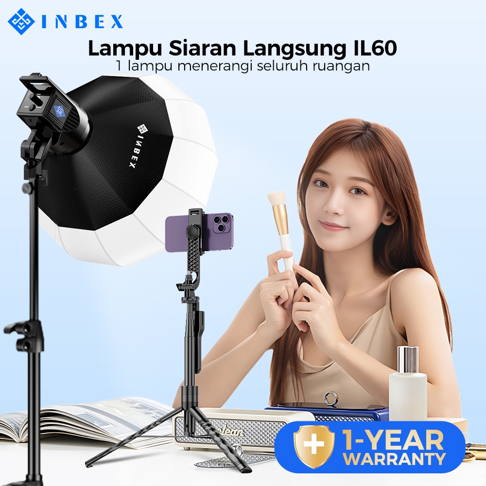 Jual INBEX IL60 Lampu Kontent Kreator 60W lampu studio Livestreaming ...