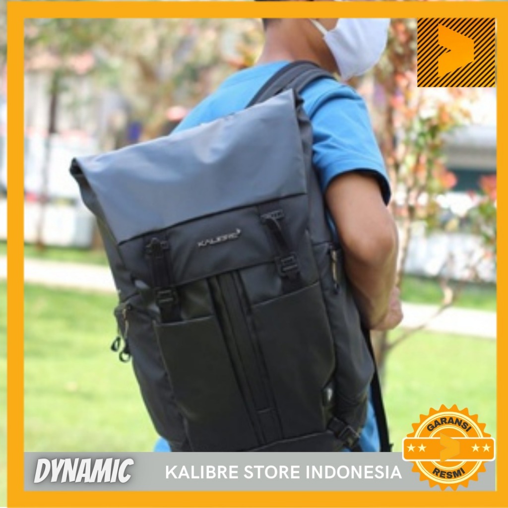 Jual Kalibre Tas Ransel Pria Backpack Dynamic 911467000 Waterproof ...