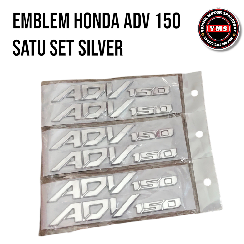 Jual Emblem ADV 150 Emblem Tulisan ADV 150 Timbul Emblem Stiker Logo ...