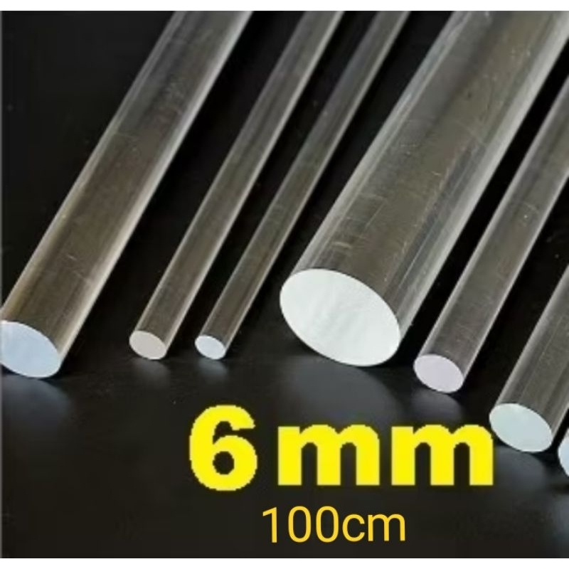 Jual Pipa padat / solid Acrylic bening model silinder / rod diameter ...