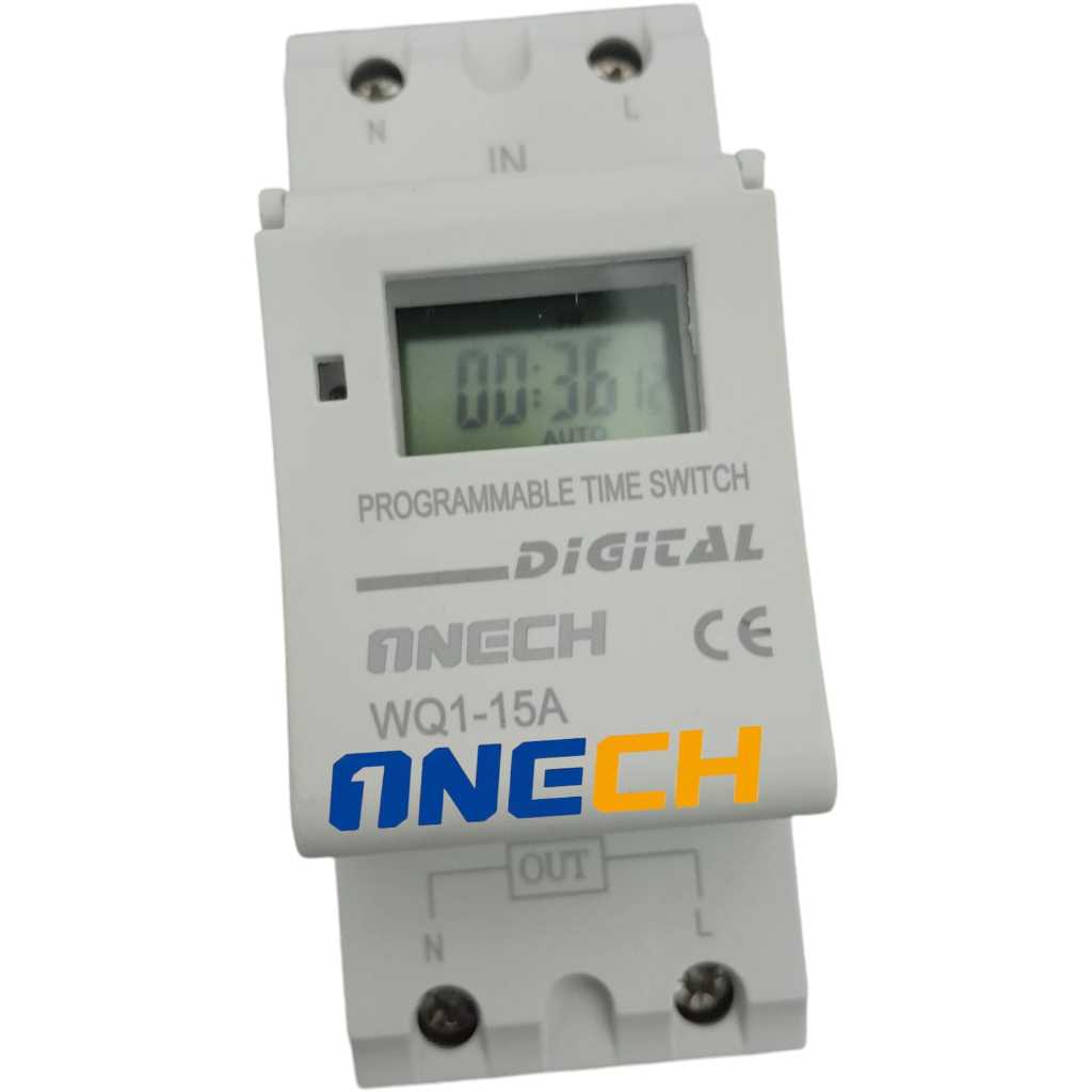 Jual Weekly Digital Timer WQ1-15A/2p//Digital Time switch (weekly ...
