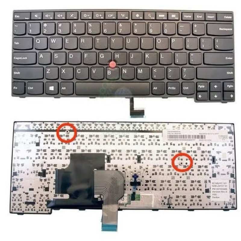 Jual Keyboard Laptop Thinkpad E450 E450C E455 E460 E465 W450 Series 2 ...
