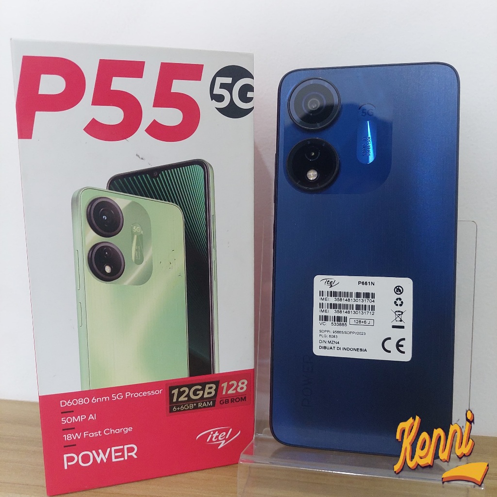 Jual Infinix Itel P55 5G 6/128 Second Fullset Original Resmi | Shopee ...