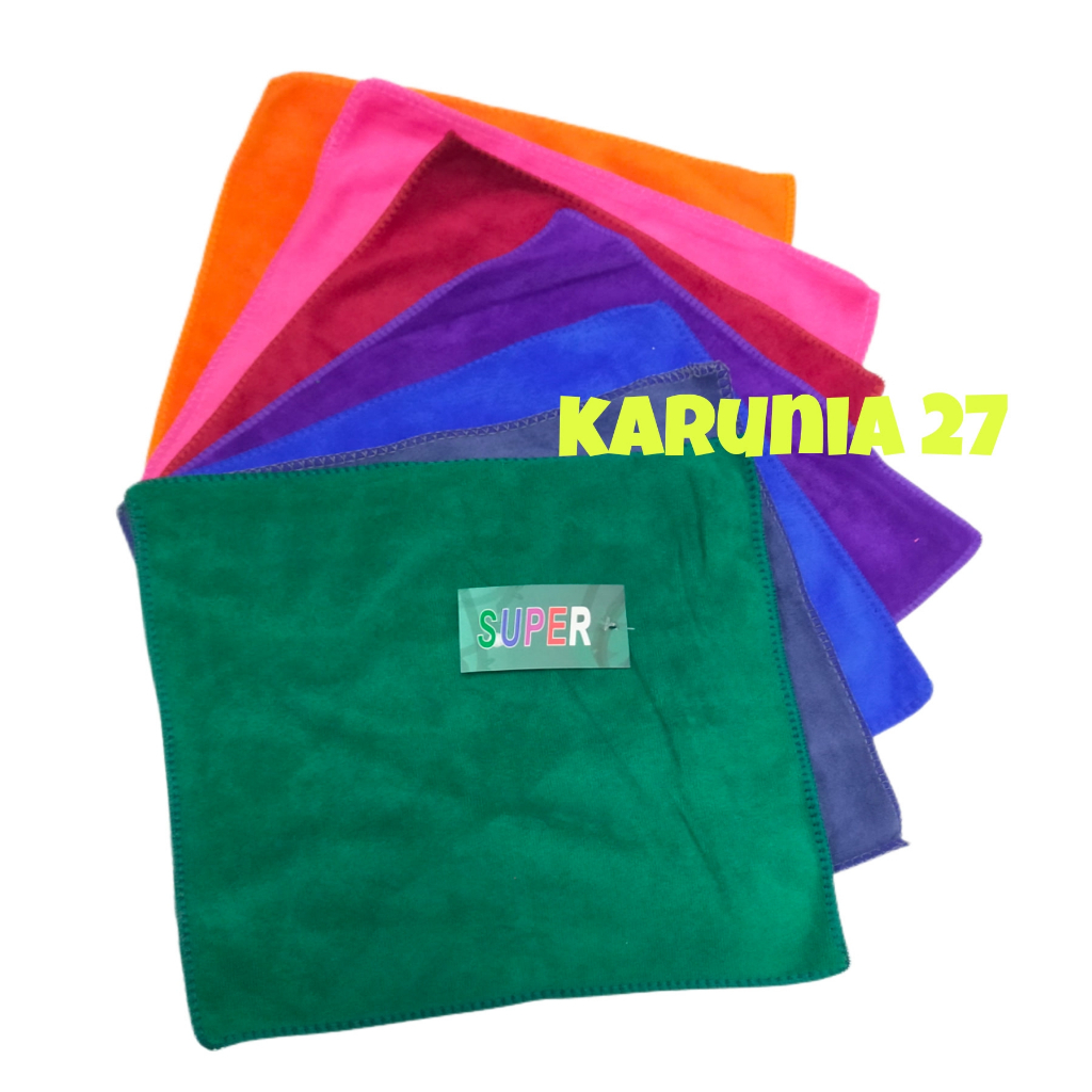 Jual 4 Pcs Lap Handuk Microfiber Super 30x30 Lap Kain Mobil Motor ...