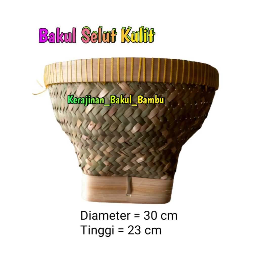 Jual Bakul SELUT KULIT BAMBU bakul isikan beras bakul atau boboko ...
