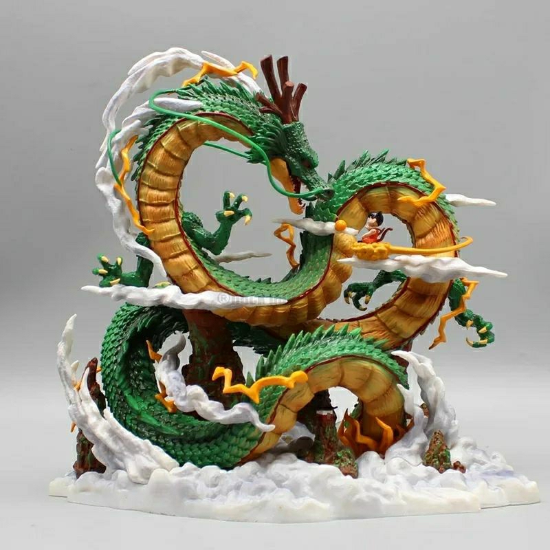 Jual Statue Shenlong Green/Gold YOYO Studio 22cm design recast | Shopee ...