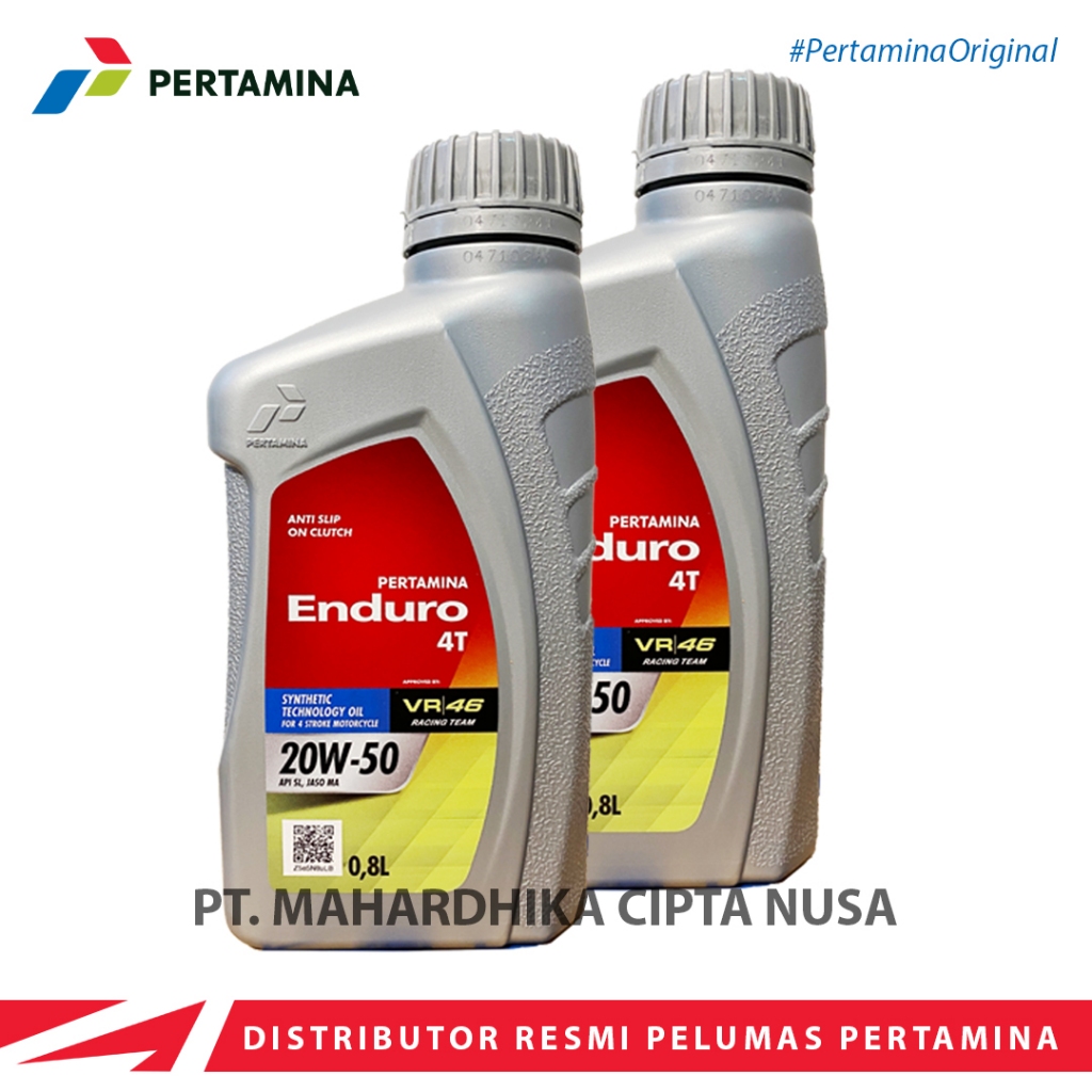 Jual Enduro 4T 20W-50 800ml Original Oli Pertamina Batam | Shopee Indonesia