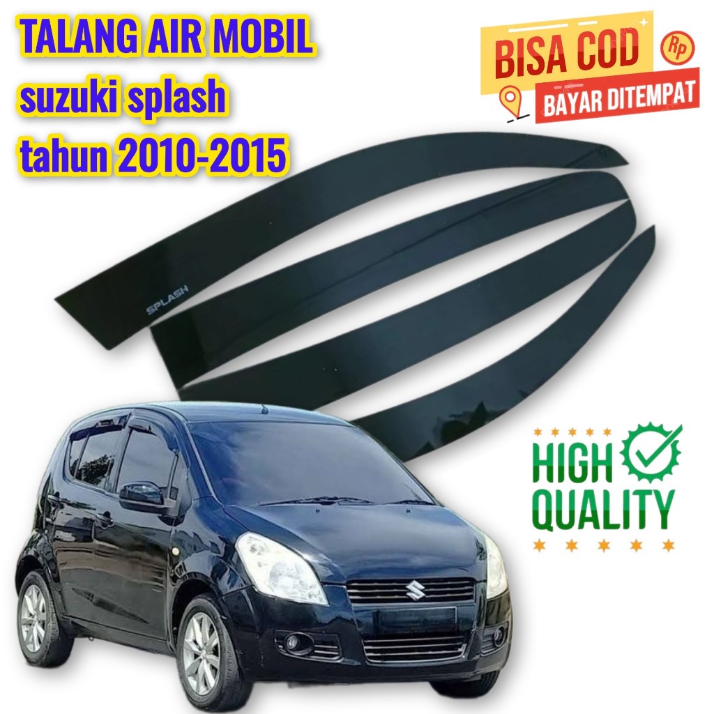 Jual Talang air mobil suzuki splash tahun 2010-2015 model Slim/cembung & Flat datar/rata fullset ...