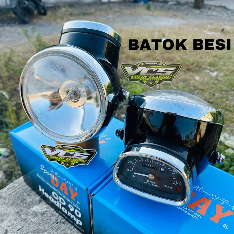 Jual lampu CD SET batok BESI batok CD DAY HITAM set speedometer BATOK ...
