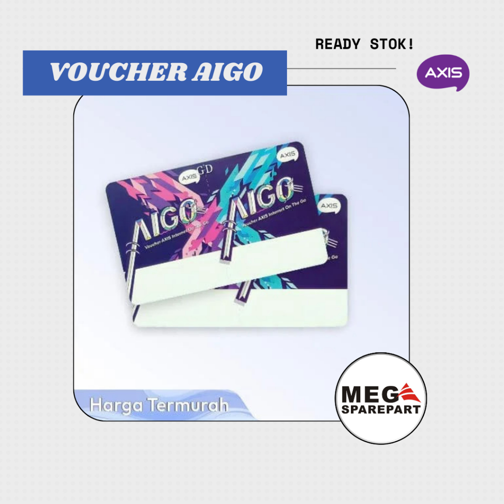 Jual Voucher Kuota Axis Aigo 0K / Voucher Aigo Blank | Shopee Indonesia