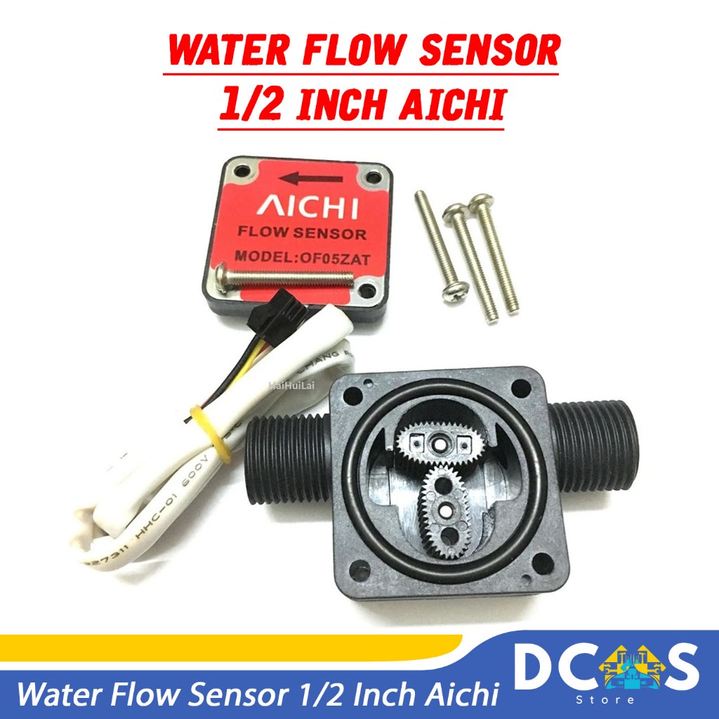 Jual Water Flow Sensor 1/2" - Liquid Flow Sensor Aichi 1/2 Inchi ...