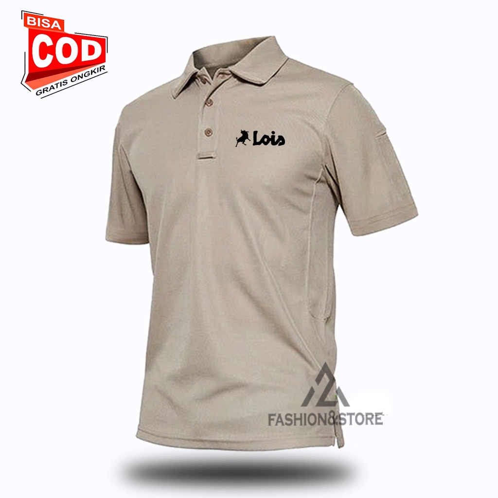 Jual Polo T-shirt Baju Polo Dewasa Logo &L015 Hitam Pria & Wanita >Polo ...