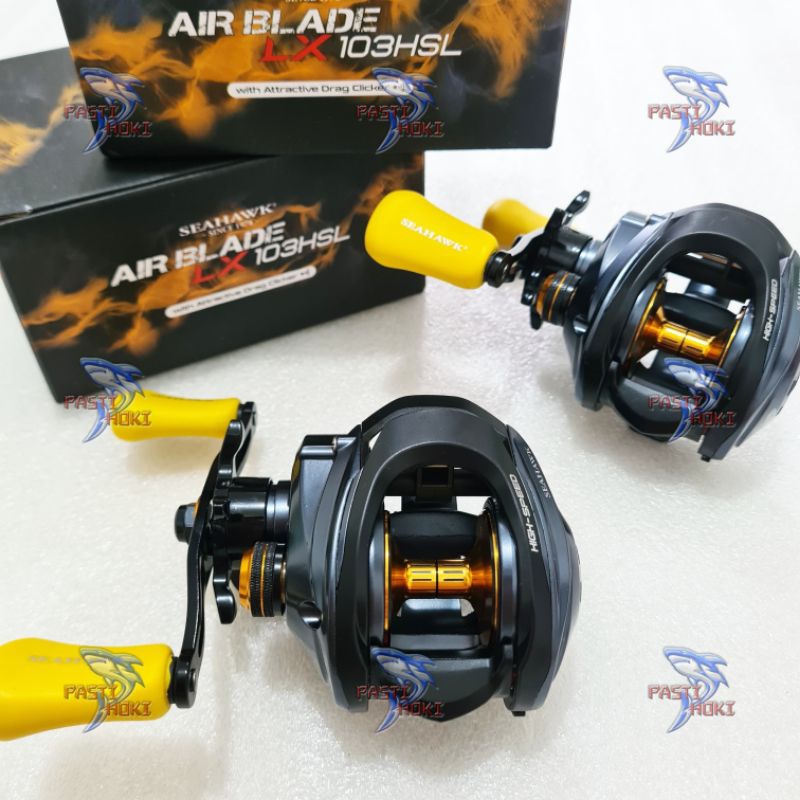 Jual Reel Pancing BC Seahawk Air Blade LX 103 HSL DRAG CLICKER | Shopee Indonesia