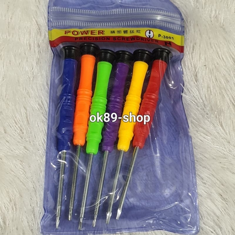 Jual OPENING TOOLS / OBENG SET ( 6 in 1 ) | Shopee Indonesia