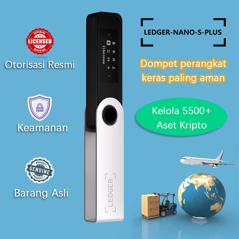 Jual Ledger Nano S Plus Dompet Dingin Perangkat Keras Paling Populer ...