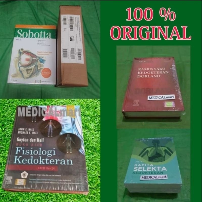 Jual Atlas Anatomi SOBOTTA, Kamus DORLAND, Kapita Selekta, GUYTON ( Ori ...